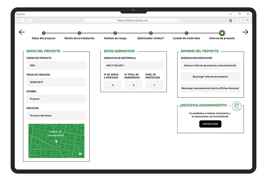 Software nimbus Project Designer - Cirprotec